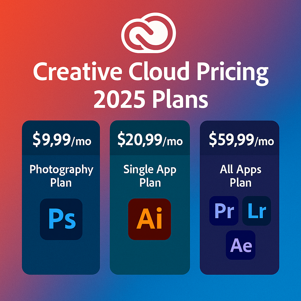 Adobe Express vs Creative Cloud: What’s the Difference in 2025? – Marys Graphics