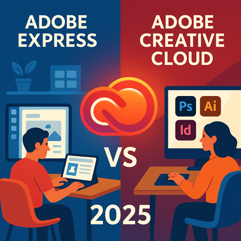 Adobe Express vs Creative Cloud: What’s the Difference in 2025? – Marys ...